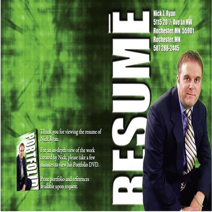 Nick Ryan Resume 11x17 | PDF