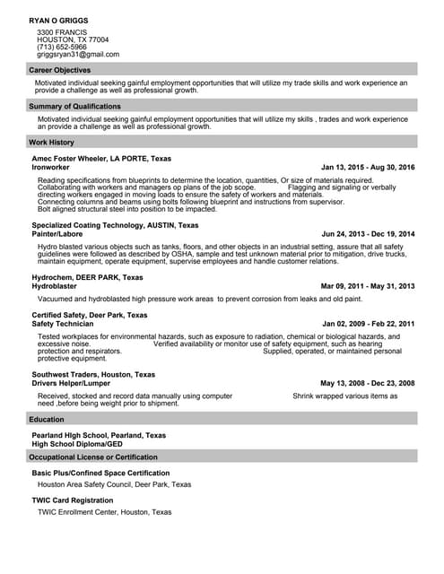 Eric R. Odom Resume | PDF