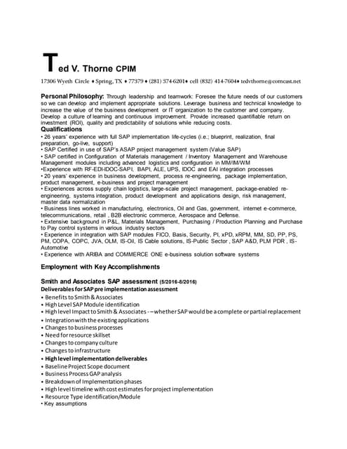 Sudhir_SAP PP QM & MM resume | PDF