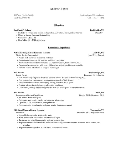 Resume Updated | PDF