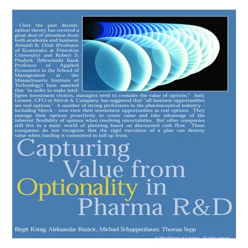 1999 McKinsey Capturing Value from Optionality in R&D | PDF | Stocks ...
