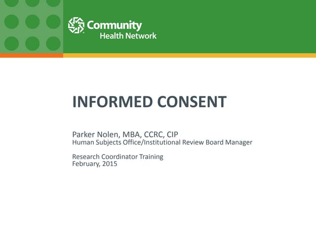 INFORMED CONSENT PROCESS AND PROCEDURE.pptx