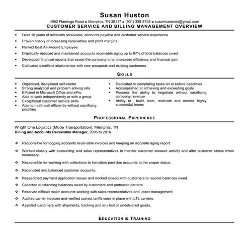 Susan Huston Professional Resume 2016-2 | DOC