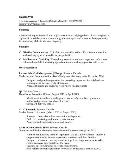 Revised Daphne Resume | PDF | Undergraduate Education | College Education