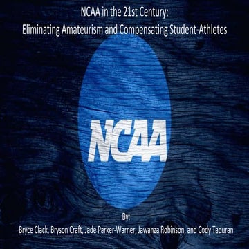 Ethics Midterm Presentation NCAA | PPTX