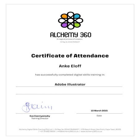 Adobe Illustrator Certificate | PDF