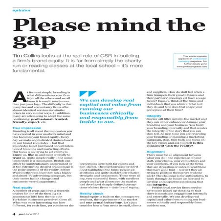 PM Forum Magazine Branding & CSR | PDF