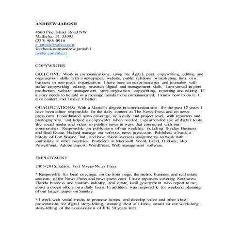 Final Andrew Jarosh resume | DOCX