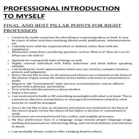 MY PROFESSIONAL INTRODUCTION FOR ALL EMPLOYERS | DOCX