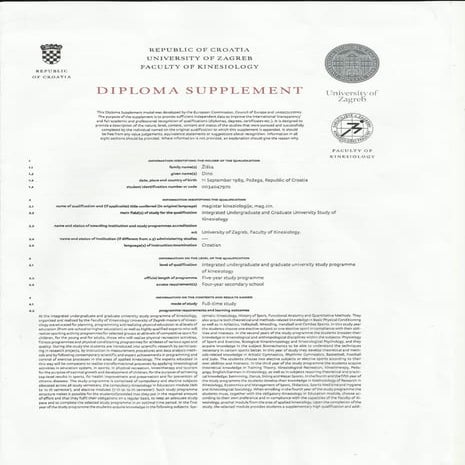 diploma supplement 1 | PDF