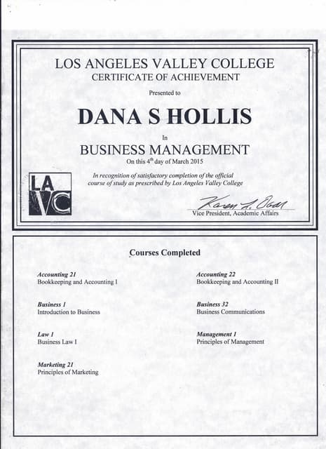 Professional Development Certificate | PDF