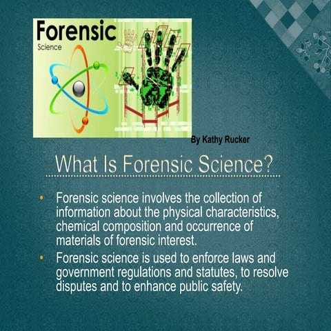 What is Forensic Science2 | PPTX