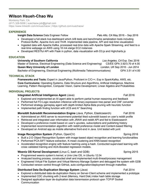 Yawen_Yu_resume | PDF | Web Development | Internet