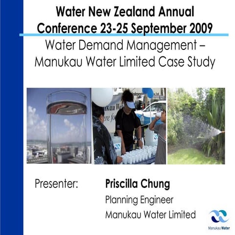 WNZ 09 Demand Management_Priscilla Chung | PDF | Water Services | Home ...