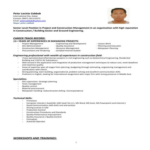 Peter L. Cabbab. | DOC