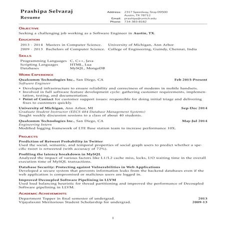 resume-prashipa-jul18 | PDF