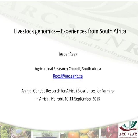 Complex genetic structure of african cassava and genetic architecture ...