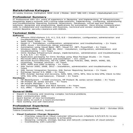 RESUME - Bala | DOCX