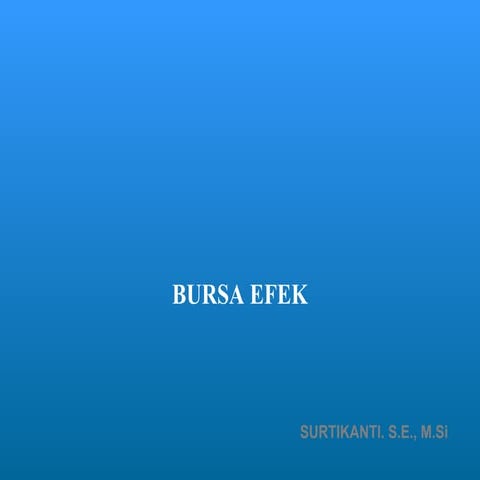 B4 PasarModal.pptjjjaksnjsjsndjsnsjndsjj | PPT