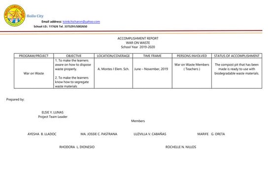 BRIGADA ESKWELA 2018 - Opening Program | DOCX | Business | Business and ...