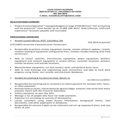 JC Resume Updated Aug2015 | PDF