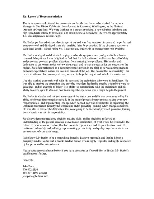 Electrical contractor recommendation letter | PPT