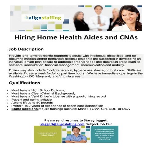 CNA Job Flyer | PDF