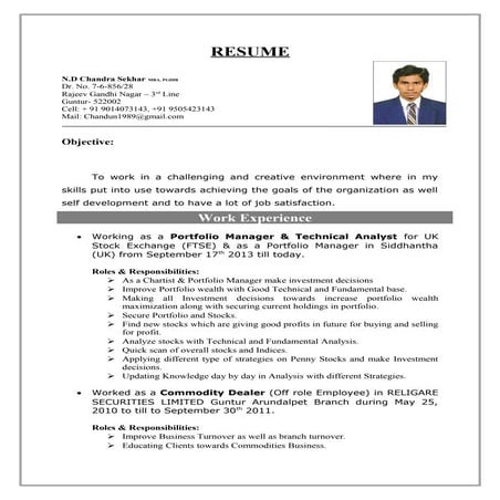 Chandu_Resume | DOC