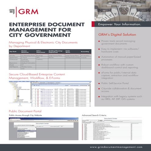 GRM EDM for Government | PDF