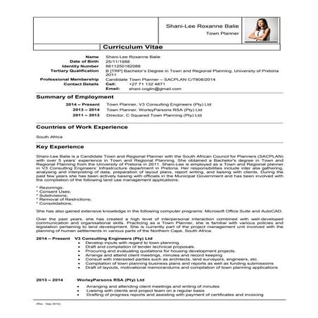 Abridged CV January 2016 | PDF