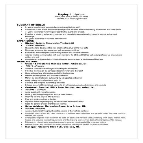 Resume Final Edit | PDF