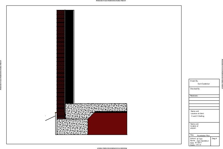 Foundation Plan