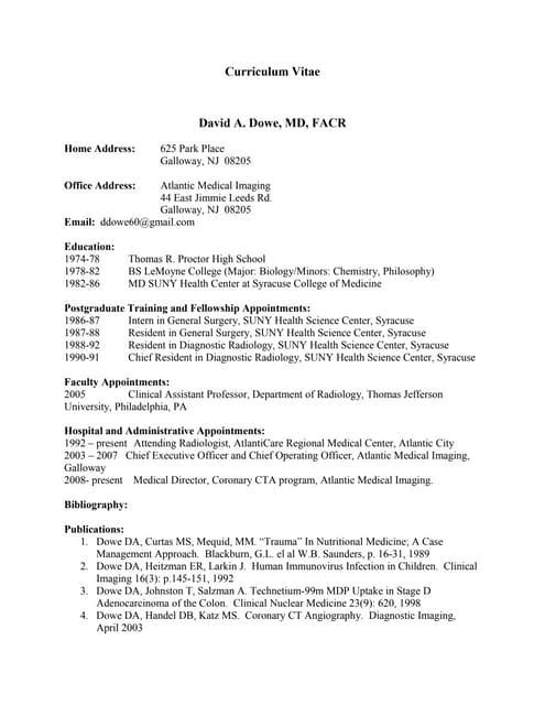 Trevor steve curriculum vitae | PDF