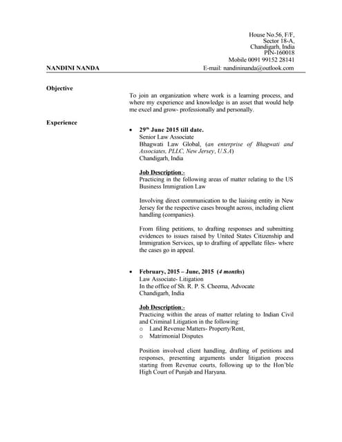 Nidhi Agrawal Resume | PDF