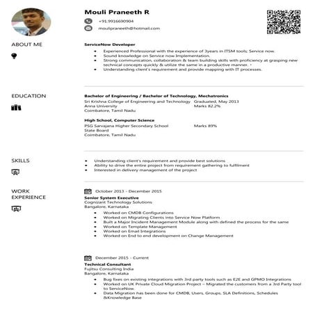 Servicenow Developer Profile | PDF
