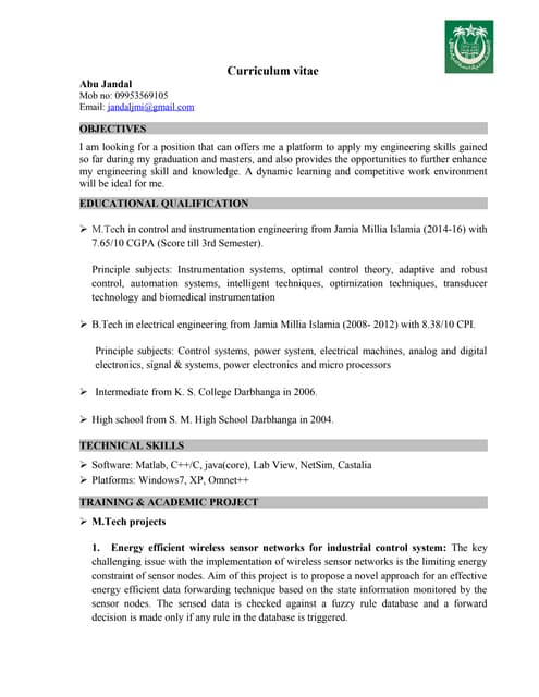 ELV ENGINEER RESUME | PDF