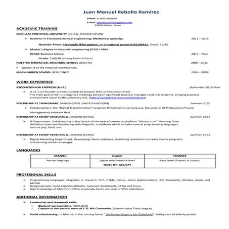 Matthew Bell cv | DOCX