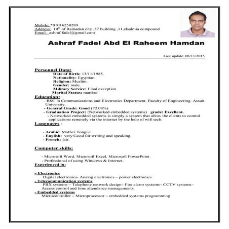 ashraf cv | PDF