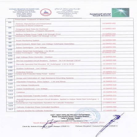 Saudi Aramco Materials System Specifications (SAMSS) 4 | PDF