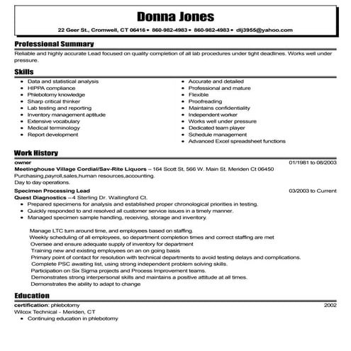 Donna Jones Resume 1 | PDF