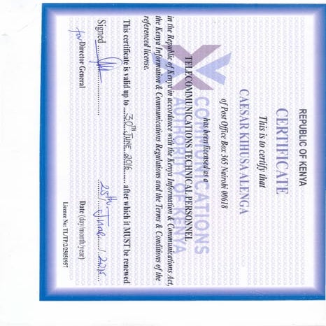 CAK License | PDF
