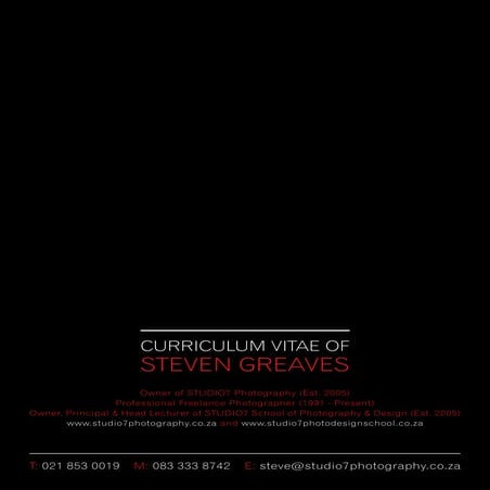 Steven Greaves CV 2015 | PDF