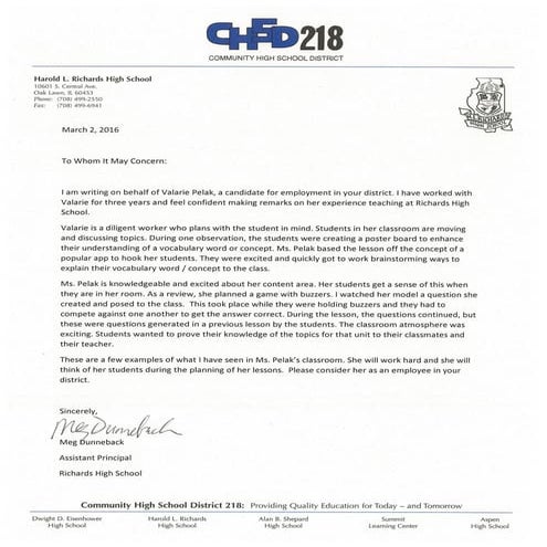 John D rec letter 2 | PDF