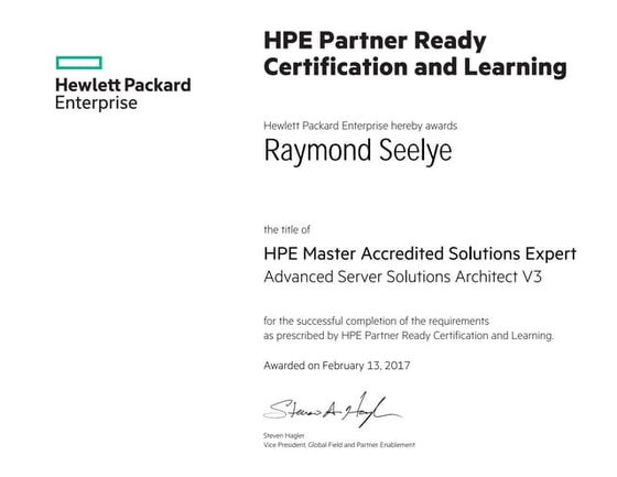 RAFAEL CASTRO HP ASE-CERTIFICATE | PPT
