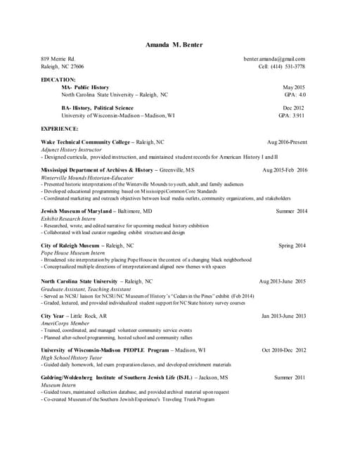 IMA Resume | PDF