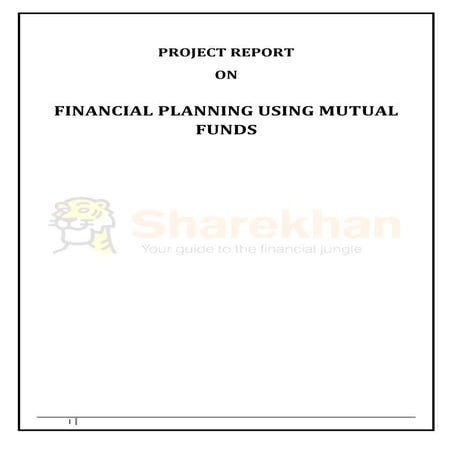 MBA Finance Project Topics | PDF