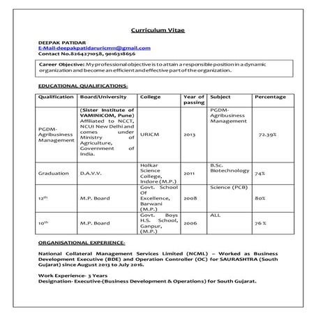 Deepak CV Updated | DOCX