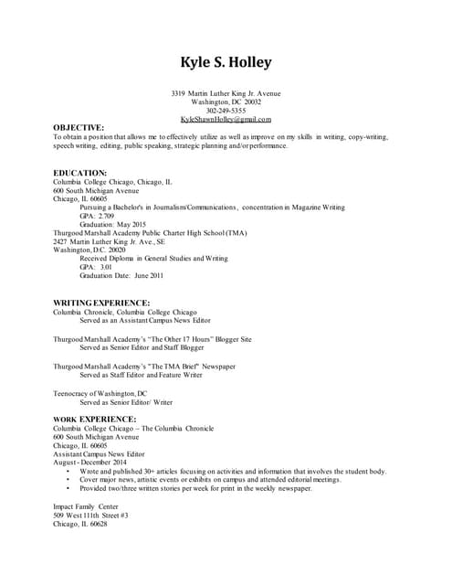 Kyle Holley presentations