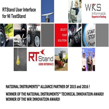 RTStand User Interface for NI TestStand | PDF