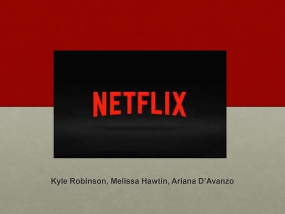 Netflix's Product Life Cycle | PPT